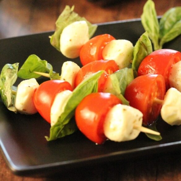 Low Carb Caprese Skewers: A Guilt-Free Appetizer Option