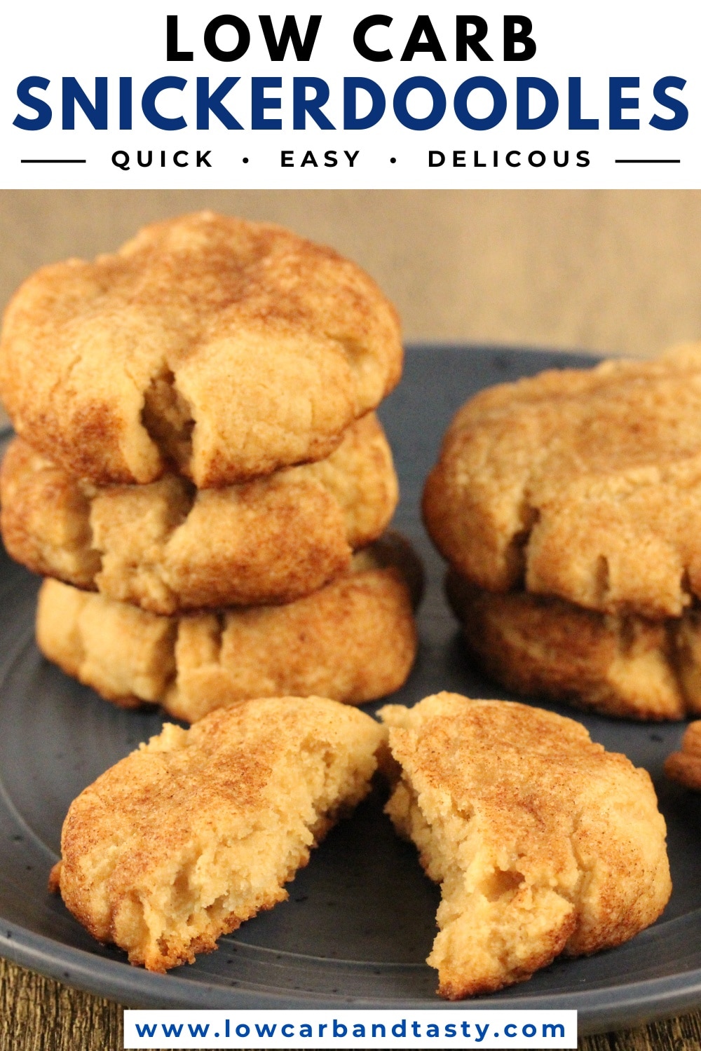 Low Carb Snickerdoodles
