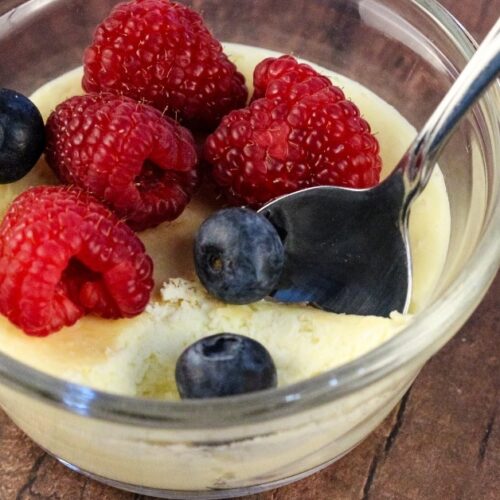 Low Carb Mini Crustless Cheesecake